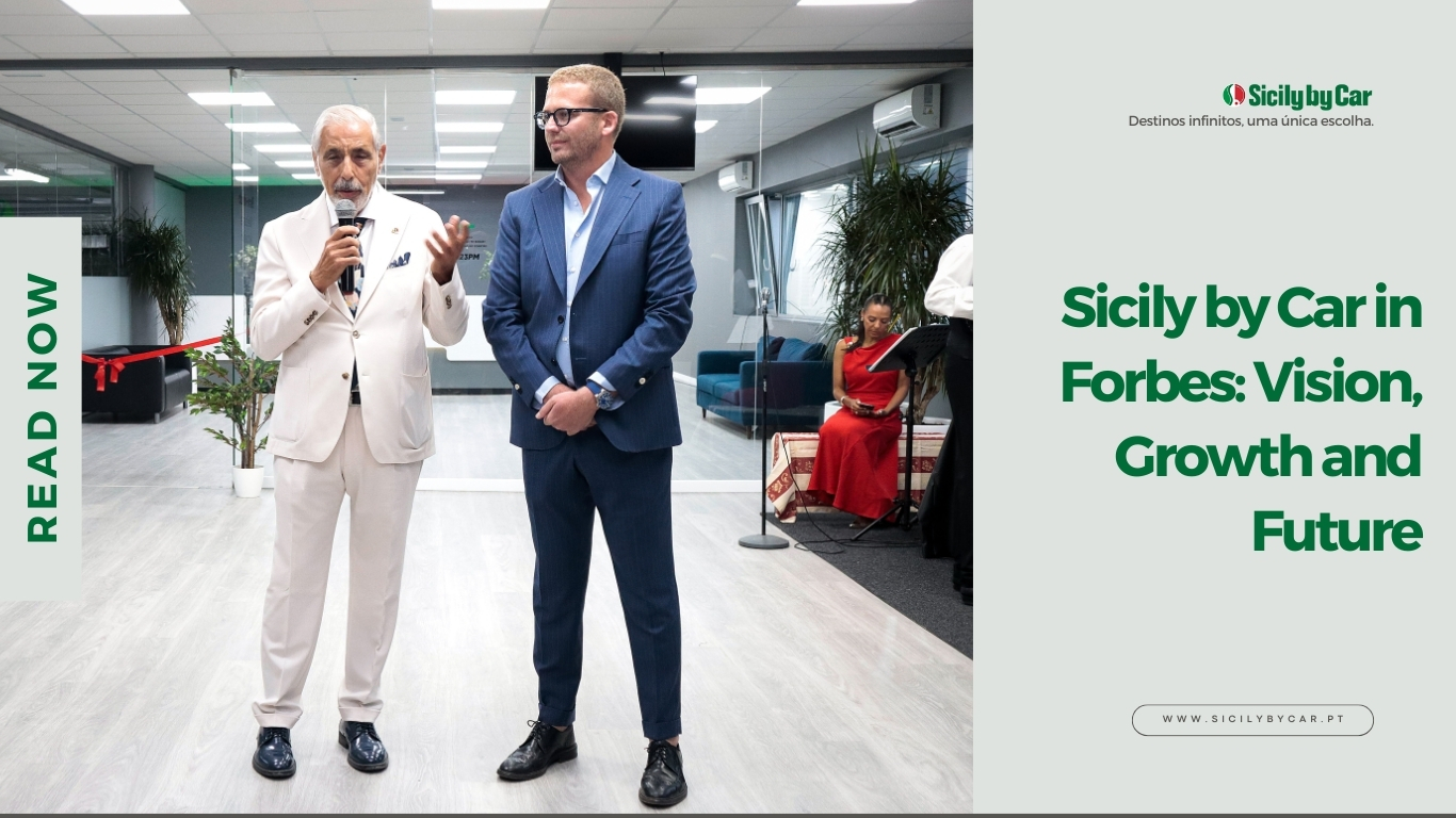 Sicily by Car in Forbes Portugal: A vision rooted in Italian identity
